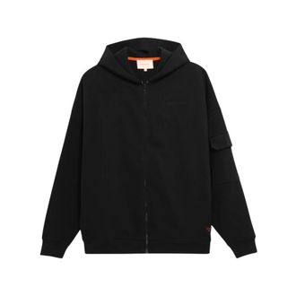 Gertrude Homme, Sweatshirts et sweats &agrave; capuche, Noir, Taille: L Titouan Geometric Zip Sweat &agrave; capuche