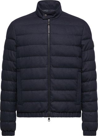 Moncler Moncler Luray Cashmere Blend Short Down Jacket, Men, Blue, Size: 0