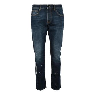 Costume National Homme, Jeans, Bleu, Taille: W32 Jean Contemporain avec M&eacute;lange d&Eacute;lasthanne