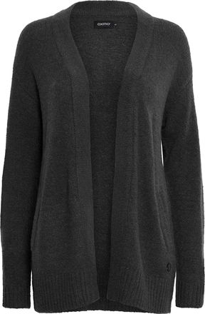 Oxmo by OXSally Damen Strickjacke Feinstrick Cardigan Strickcardigan
