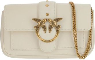 Pinko Pinko, Femme, Sacs, Blanc, Taille: ONE Size Love One Pocket Bag