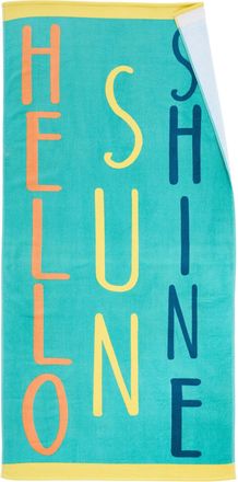 Esposa Strandtuch, Mehrfarbig, Textil, Schriftzug, 90x180 cm, Oeko-Tex Standard 100, Badtextilien, Strandtücher