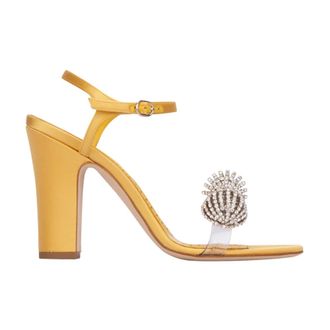 Manolo Blahnik Ostria 90mm Sandale - - Shoes - Damen - Gelb - 38 EU