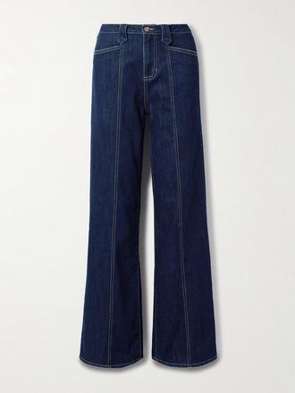 Johanna Ortiz Navegar Hoch Sitzende Jeans Mit Weitem Bein - Blau