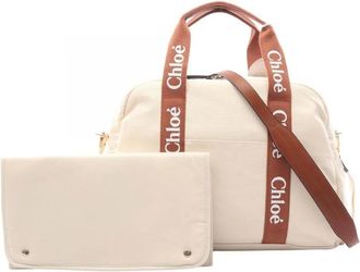 Chloé 2010-2025 Wickeltasche aus Canvas - Braun