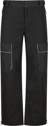 Gucci Cargohose mit GG-Logo - Schwarz