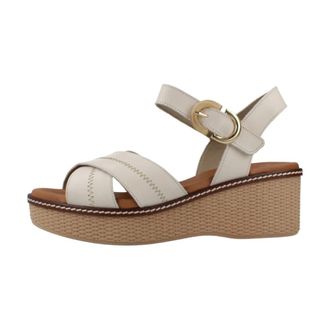 Fluchos Femme, Chaussures, Blanc, Taille: 39 EU Nido Sandales