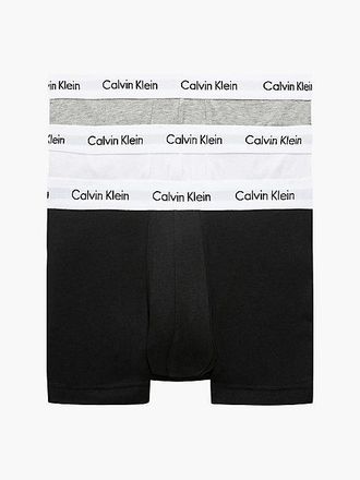 Calvin Klein 3 Pack Trunks - Cotton Stretch - Calvin Klein - Multi - Men - L