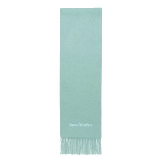 Acne Studios Langhaariger Alpaka-Wollschal - - Accessories - unisex - Gr&uuml;n - ONE SIZE