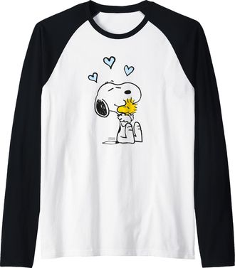 Peanuts Snoopy Ich Halt Dich fest, rosa Raglan