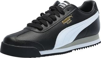 Puma Baskets Roma Shoes pour femme, 24 Noir-Blanc-Gris fumé, 40 EU