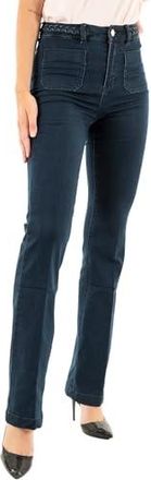 Morgan Femme Denim Bootcut Tresse Taille 221-psven Jeans, Jean Brut, 38 EU