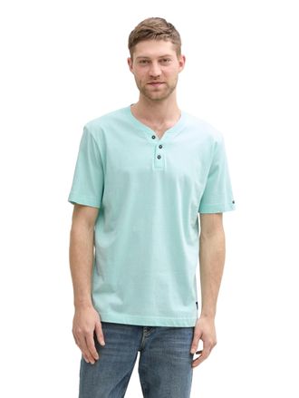 Tom Tailor T-Shirt mit Foto-Print, Bright Mint Green, XS