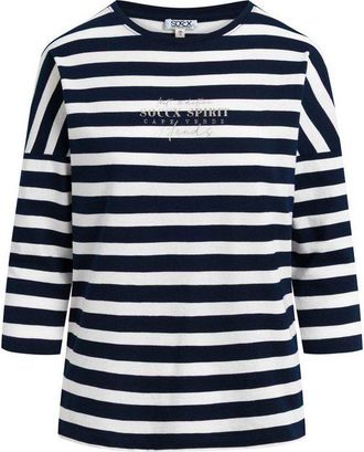 soccx Rundhalsshirt aus Baumwolle