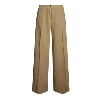 Forte_Forte Femme, Pantalons, Beige, Taille: 36 FR My Pants Pantalon Large