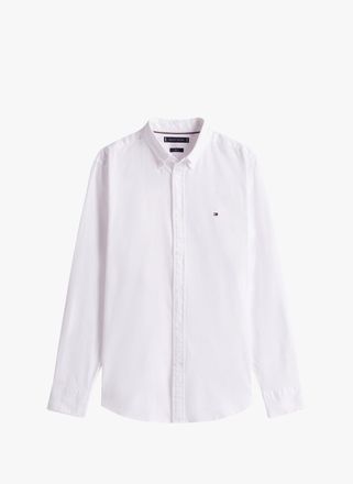 Tommy Hilfiger Chemise col am&eacute;ricain en coton m&eacute;lang&eacute;
