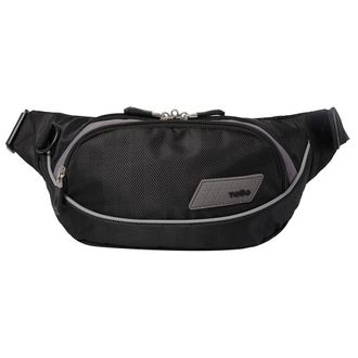 Totto G&uuml;rteltasche Voltio - mit vollst&auml;ndig verstellbaren Rei&szlig;verschl&uuml;ssen - Erwachsene Unisex - Einheitsgr&ouml;&szlig;e, Schwarz, Unica, Sport