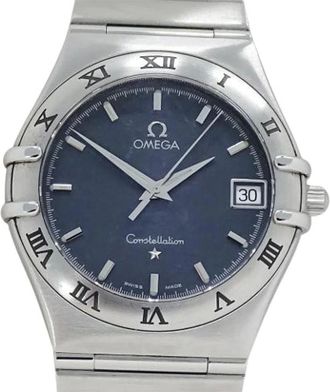 Omega Montre vintage Pre-owned - Homme - Pre-owned - Bleu - Taille: ONE Size