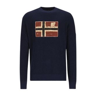 Napapijri Herren, Strickwaren, Blau, XLGr&ouml;&szlig;e