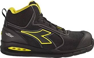 Utility Diadora DIADORA Run Net AIRBOX Master Mid S3 SRC ESD, Bottes unisexes pour adultes, noir/noir, 43 EU, Noir, 43 EU