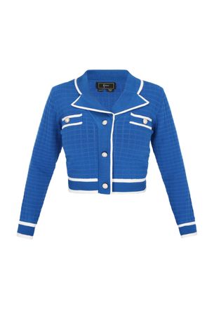 Faina Strickjacke - Blau