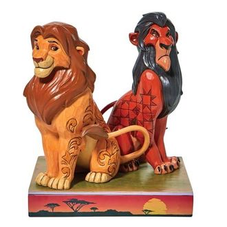 Enesco Disney Traditions Simba And Scar Figurine