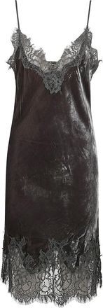 Gold Hawk Femme, Robes, Gris, Taille: 40 FR Velvet Coco Lace Dress
