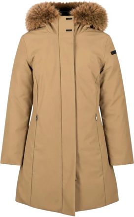 Roberto Ricci Design Parka longue en fourrure Surflex Winter - Femme - Manteaux - Beige - Taille: 42 FR