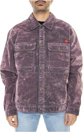 Dickies Homme, Vestes, Violet, Taille: XS Giacca Estiva