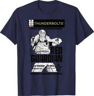 MARVEL Studios Thunderbolts Red Guardian B&W Comic Cover 3 T-Shirt