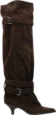 Elena Iachi Femme, Chaussures, Brun, Taille: 40 EU Heeled Bottes