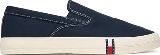Tommy Jeans Sneakers aus Stoff Tommy Jeans Archive Vulc. Y2K Slip On EM0EM01675 Dunkelblau