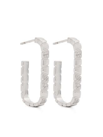 Loyal.e Paris boucles doreilles pendantes Ride & Love en or blanc 18ct - Argent