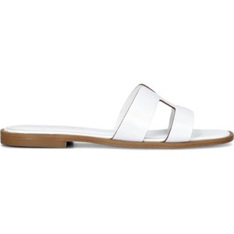 Stefano Lauran Wei&szlig;e Lederschlappen f&uuml;r Damen - - Shoes - Damen - Wei&szlig; - 36 EU