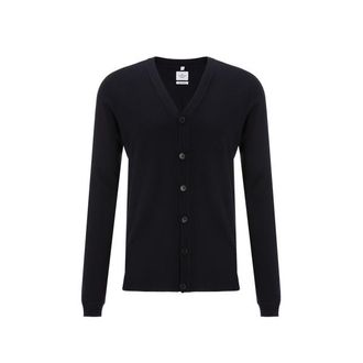 Au Printemps Paris Strickjacke aus Merinowolle - Blau