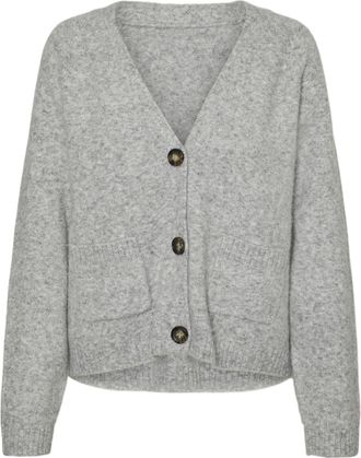 Vero Moda VMBOOM LS V-Neck Button Cardigan GA NOOS