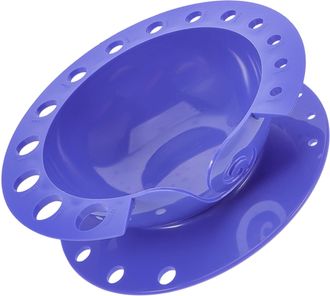 Angoily Multifunktionale Garnschale aus Leichtem Langlebigem mit Seitlichem Auslassloch für Verhedderungsfreies Stricken und Praktischer Aufbewahrung von Häke