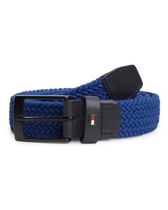 Tommy Hilfiger Flechtg&uuml;rtel aus einem recycelten Material-Mix mit Stretch in