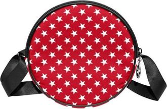 Generic Sac &agrave; bandouli&egrave;re rond pour femme, petit sac &agrave; bandouli&egrave;re avec fermeture &eacute;clair, bretelles r&eacute;glables, style d&eacute;contract&eacute;, pour femmes et filles