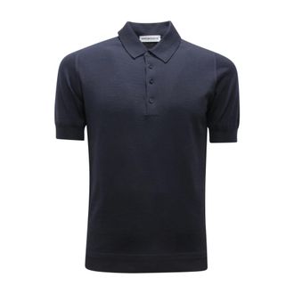 Goes Botanical Merinowoll-Poloshirt - - Tops - Herren - Blau - XS