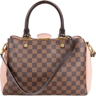 Louis Vuitton Crossbody Bags - Louis Vuitton Damier Ebene Monogram Brittany Handb - Gr. unisize - in Braun - für Damen