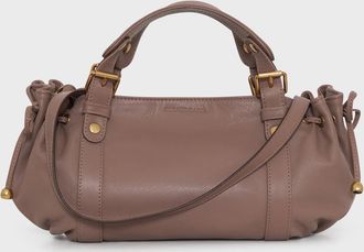 Gerard Darel Mini sac &agrave; main en cuir - 12H - Bois de rose