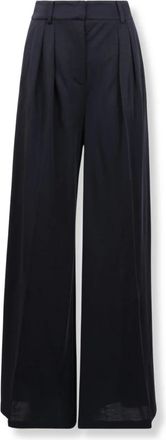 Max Mara Femme, Pantalons, Noir, Taille: 42 FR Wide Pantalons