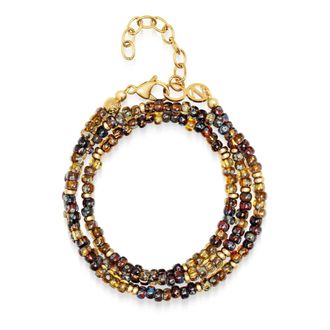 Nialaya Homme, Accessoires, Jaune, Taille: 2XL Miyuki Wrap Bracelet