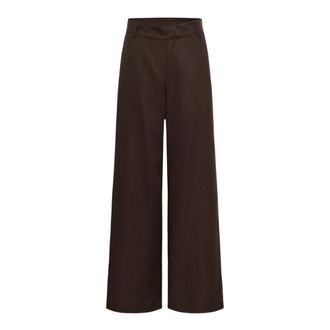 MY ESSENTIAL WARDROBE Jojo Weite Hose - - Trousers - Damen - Braun - 2XL