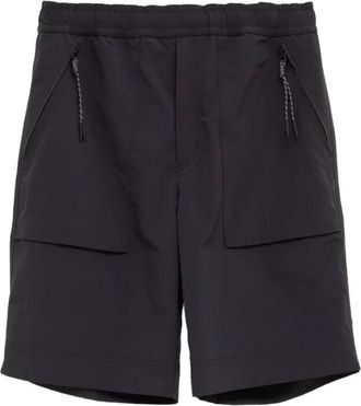 Moncler Homme, Shorts, Noir, Taille: L Short Technique Effet Froiss&eacute;