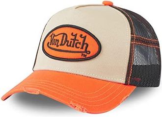 Von Dutch Casquette Homme & Femme Ajustable, Casquette Baseball, Durable, sans D&eacute;formation et Coupe d&eacute;contract&eacute;e, Beige Taille TU