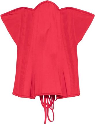 Agent Provocateur Femme, Sous-v&ecirc;tements, Rouge, Taille: 32 FR Scarlie Corset