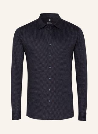 DeSoto Desoto Jerseyhemd Slim Fit blau