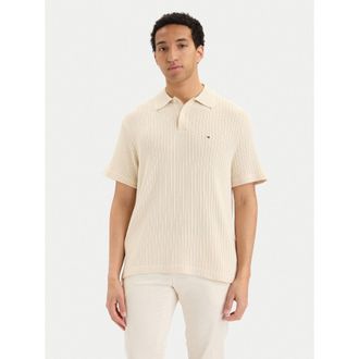 Tommy Hilfiger Poloshirt MW0MW42770 Creme Regular Fit